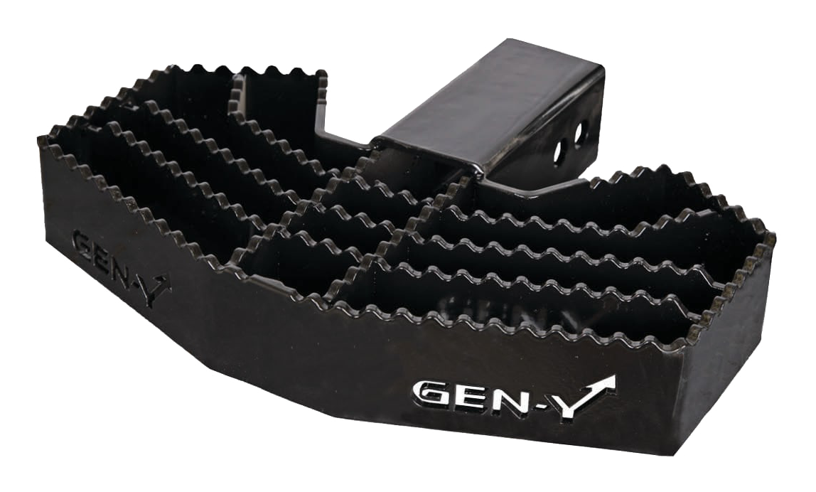 GEN-Y HITCH 2.5" Shank Serrated Step for 32K Mega-Duty 500-lb. Capacity ...